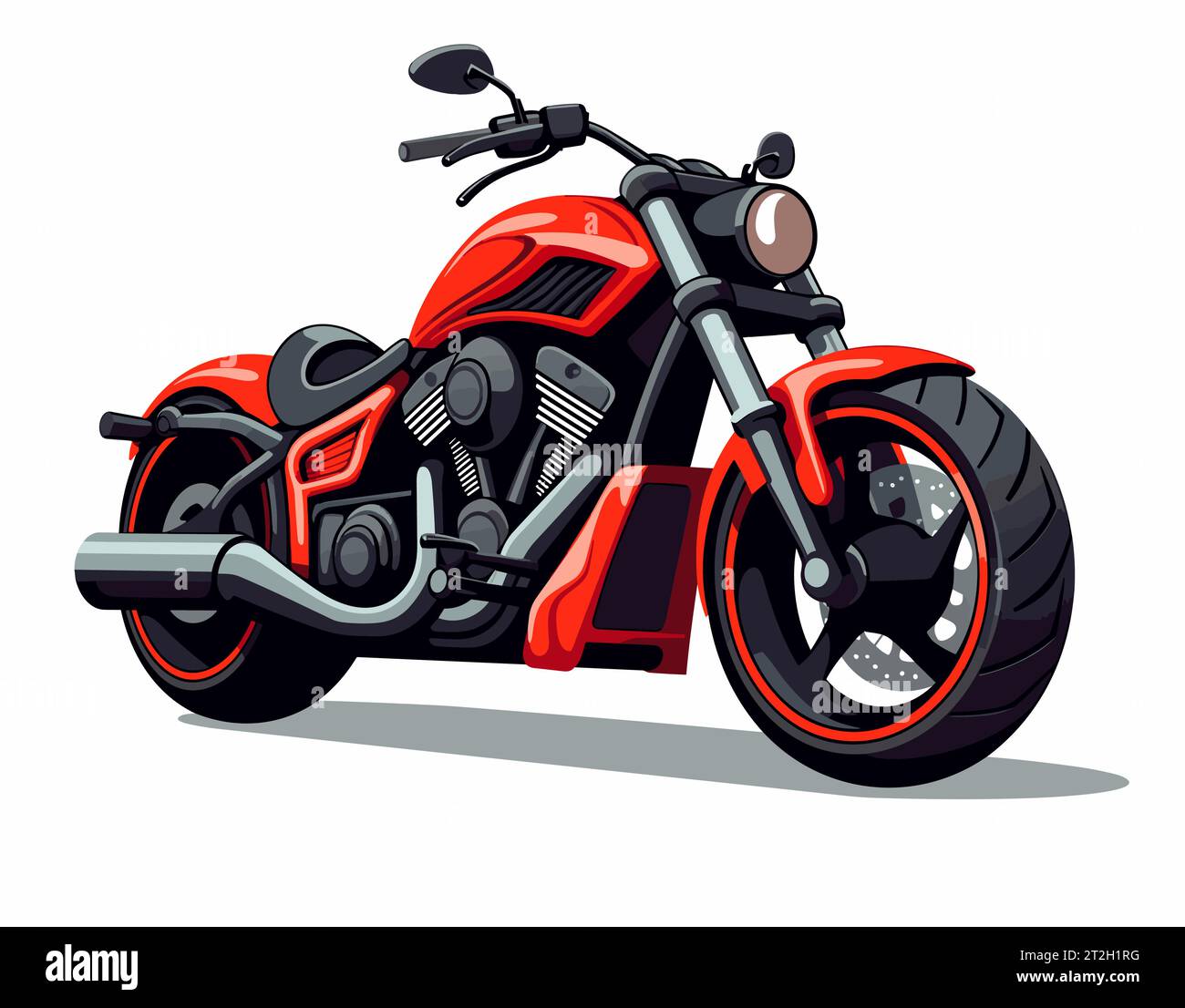 Isolated motorcycle vector illustration Stock Vector Image & Art - Alamy