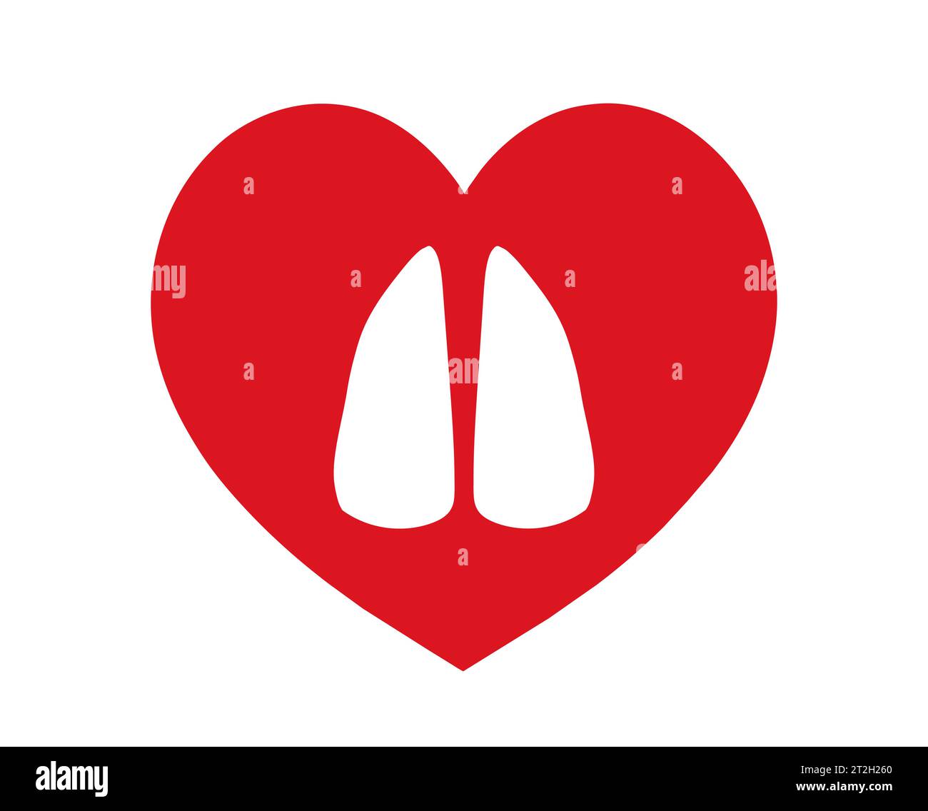 Horse hoof footprint in red heart. Vector. I Like Horses. Animals, Pets ...