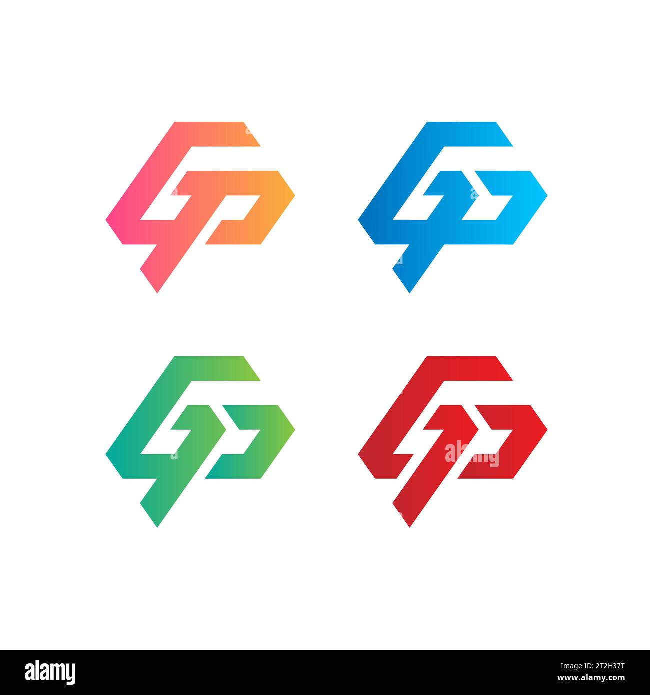 GP logo, GP Monogram, Initial GP Logo, Letter GP logo, Icon, Vector ...