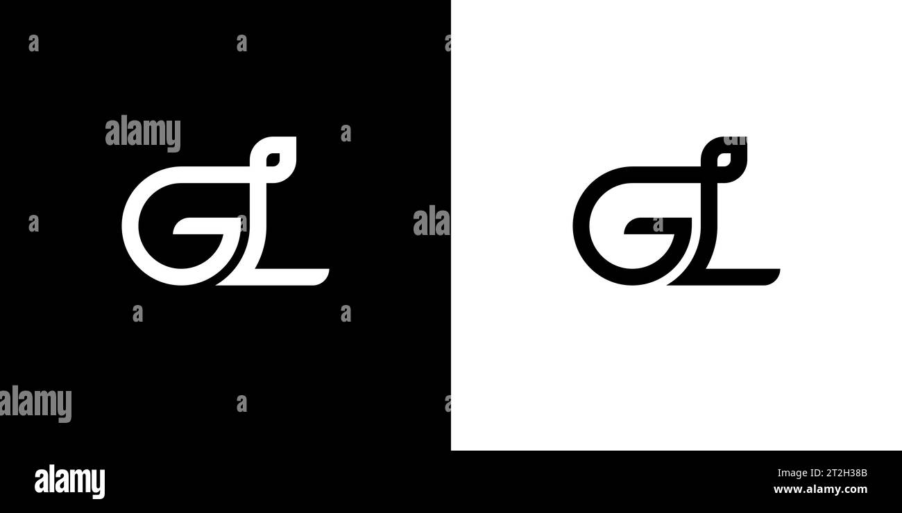 GL logo, GL Monogram, Initial GL Logo, Letter GL logo, Icon, Vector ...