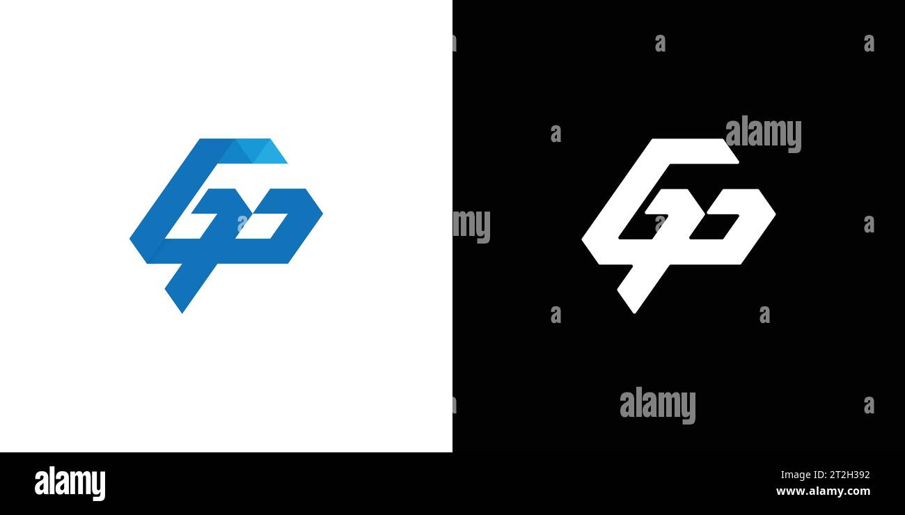 GP logo, GP Monogram, Initial GP Logo, Letter GP logo, Icon, Vector ...