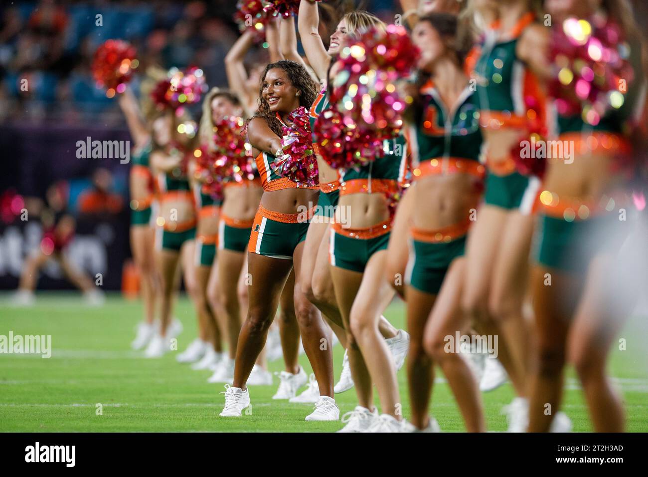 Miami hurricanes cheerleaders hi-res stock photography and images - Alamy