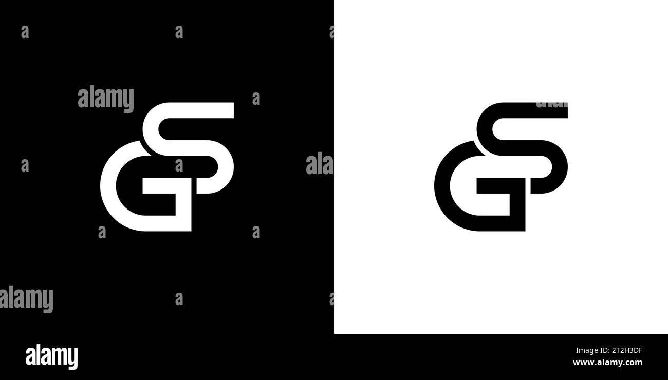 GS logo, GS Monogram, Initial GS Logo, Letter GS logo, Icon, Vector ...