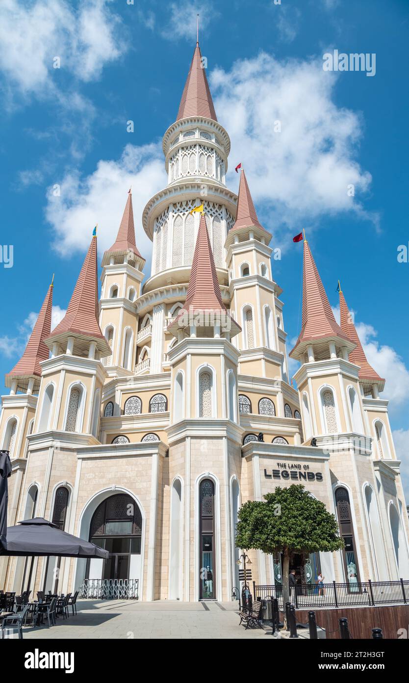 Belek, Antalya, Turkey - March 27, 2023. The Chateau building at the ...