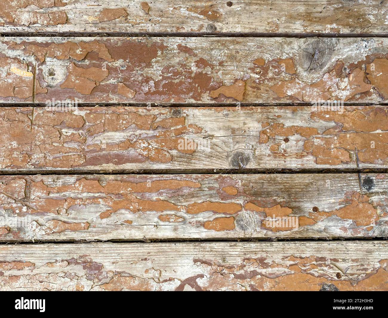 texture, background. natural, treated wood with peeling paint. texture ...