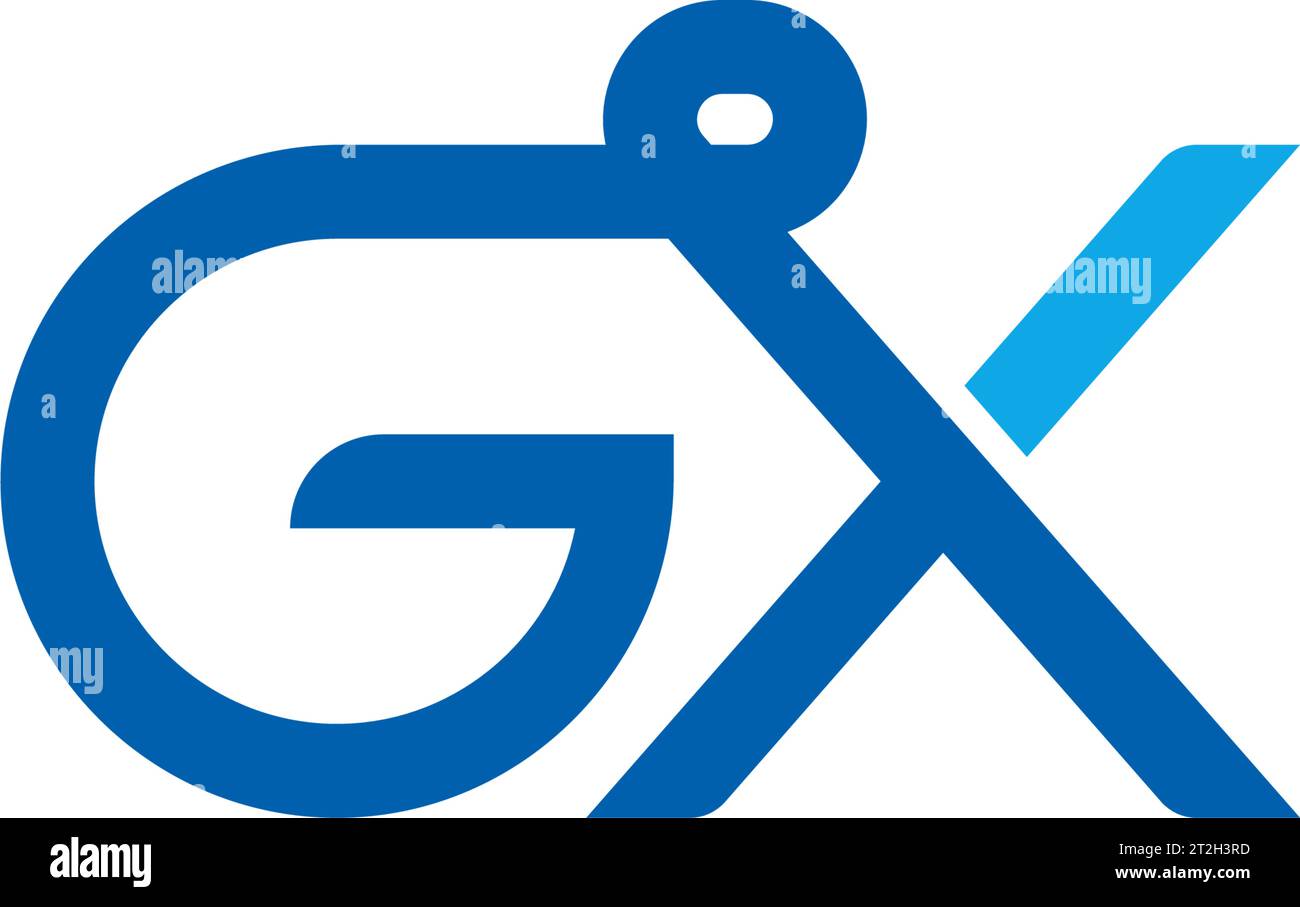 GX logo, GX Monogram, Initial GX Logo, Letter GX logo, Icon, Vector ...