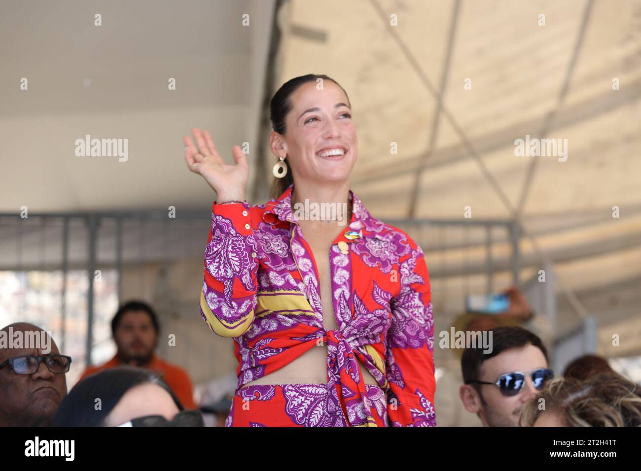 Mexico. 29th Sep, 2023. The Pan American Flame burns brightly once more ...