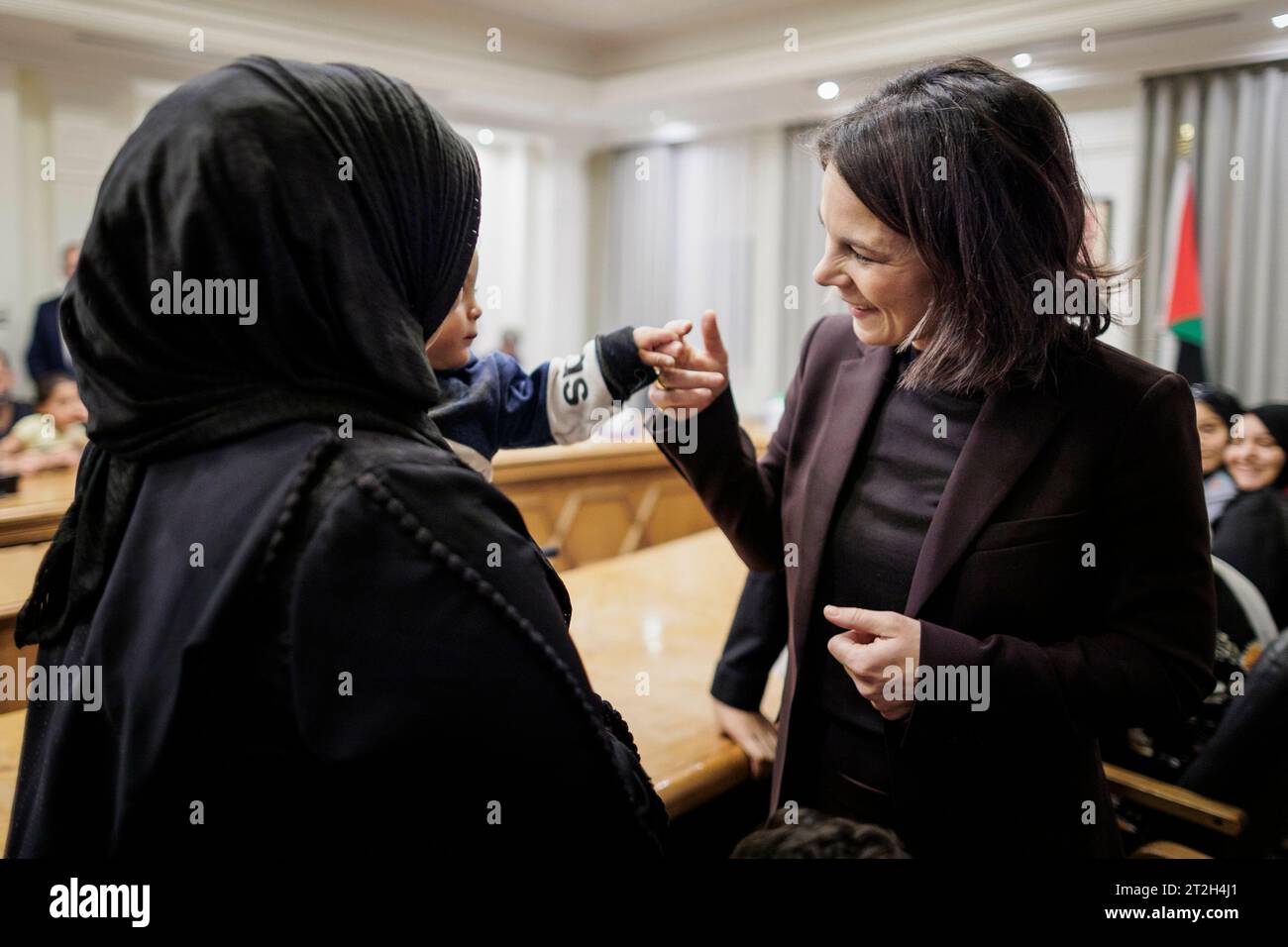 Amman, Jordanien. 19th Oct, 2023. Annalena Baerbock (Buendnis 90/The ...