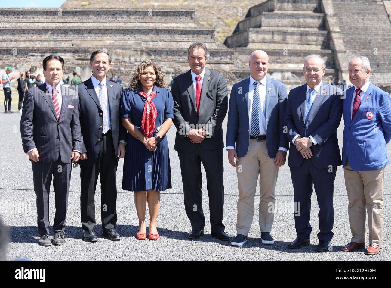 Mexico. 29th Sep, 2023. The Pan American Flame burns brightly once more ...