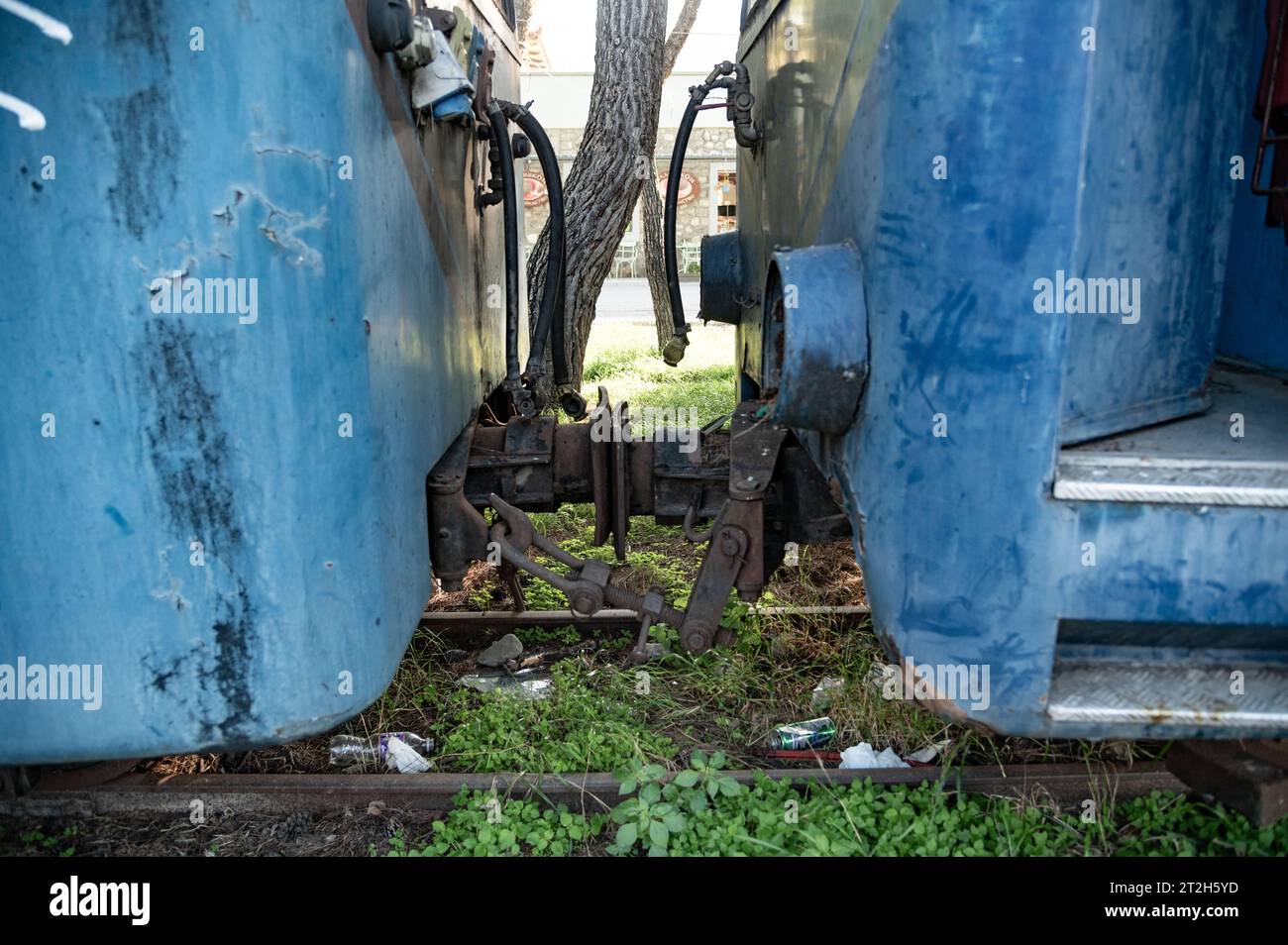 Diakopto kalavryta rack railway hi-res stock photography and images - Alamy