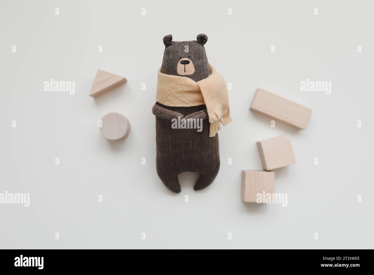 Eco-friendly colored wooden educational toys based on the Montessori ...