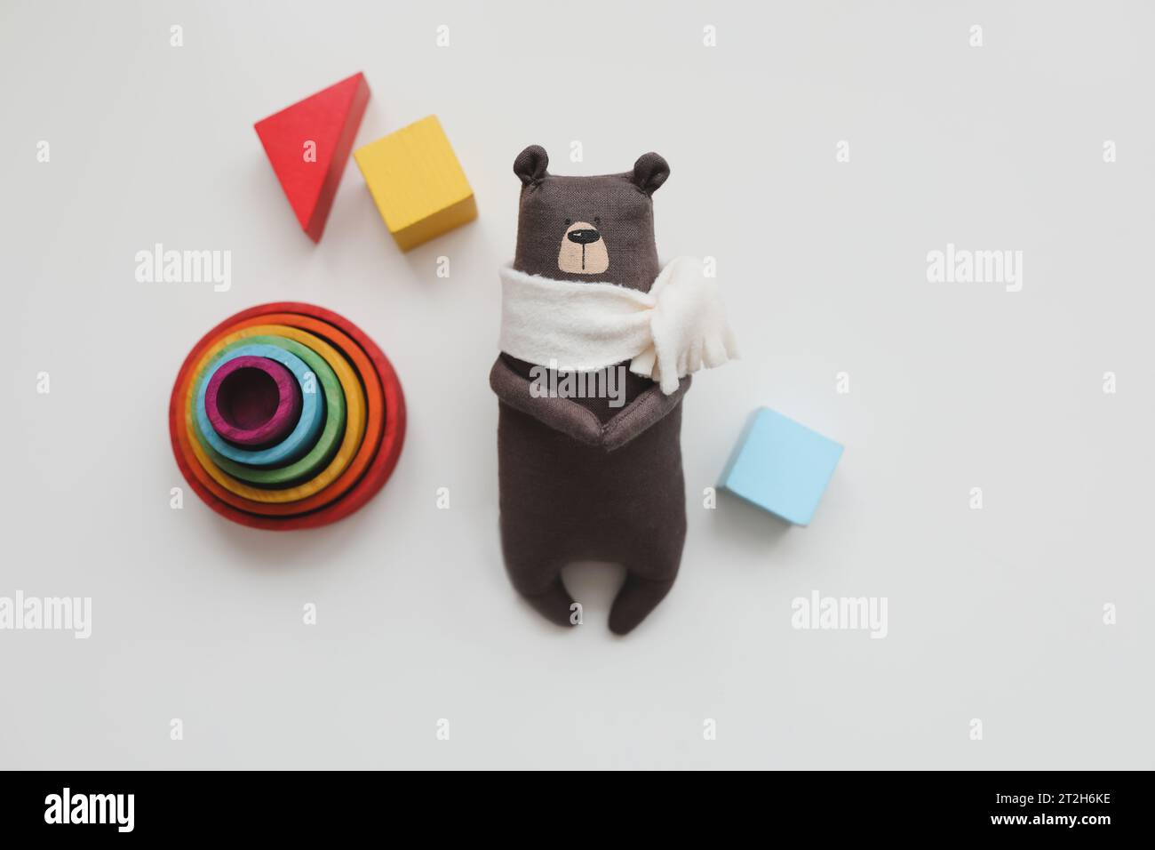 Eco-friendly colored wooden educational toys based on the Montessori ...