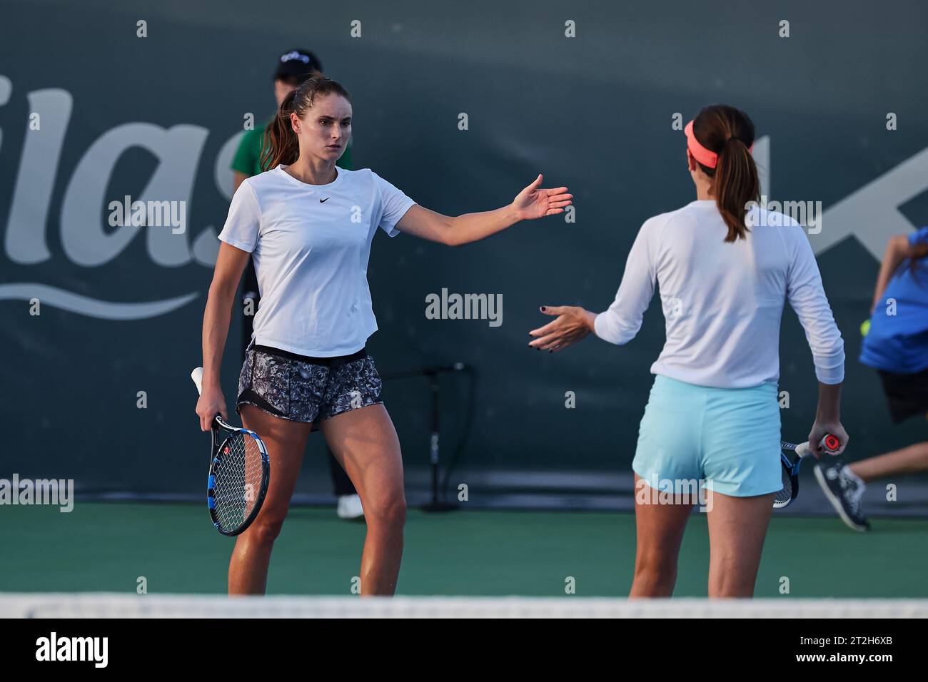 Monastir, Monastir, Tunisia. 19th Oct, 2023. Alexandra Panova, Anna ...
