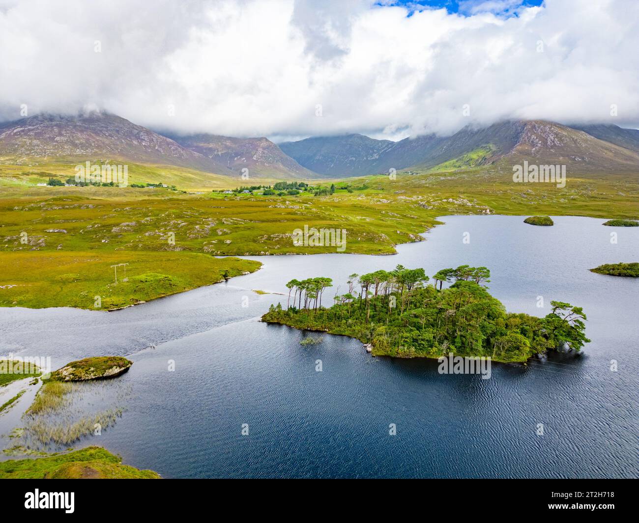 Pines island of derryclare lake hi-res stock photography and images - Alamy