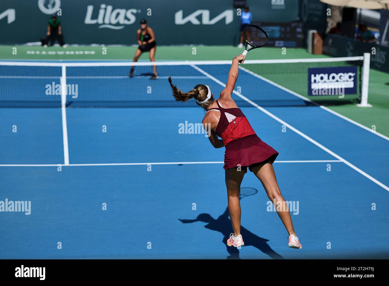 Monastir, Monastir, Tunisia. 19th Oct, 2023. Magdalena Frech (POL) in ...