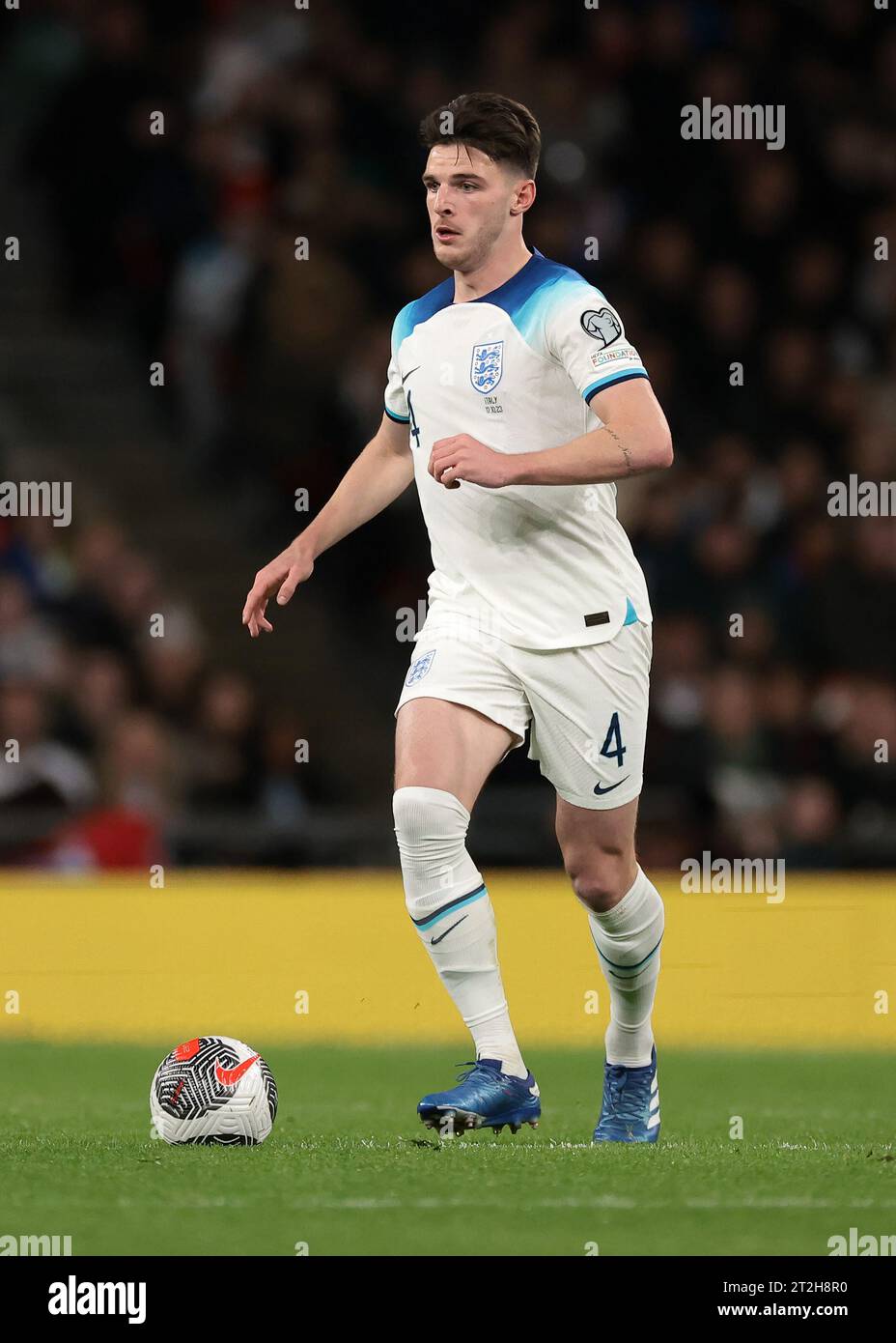 London, UK. 17th Oct, 2023. Declan Rice of England during the UEFA ...