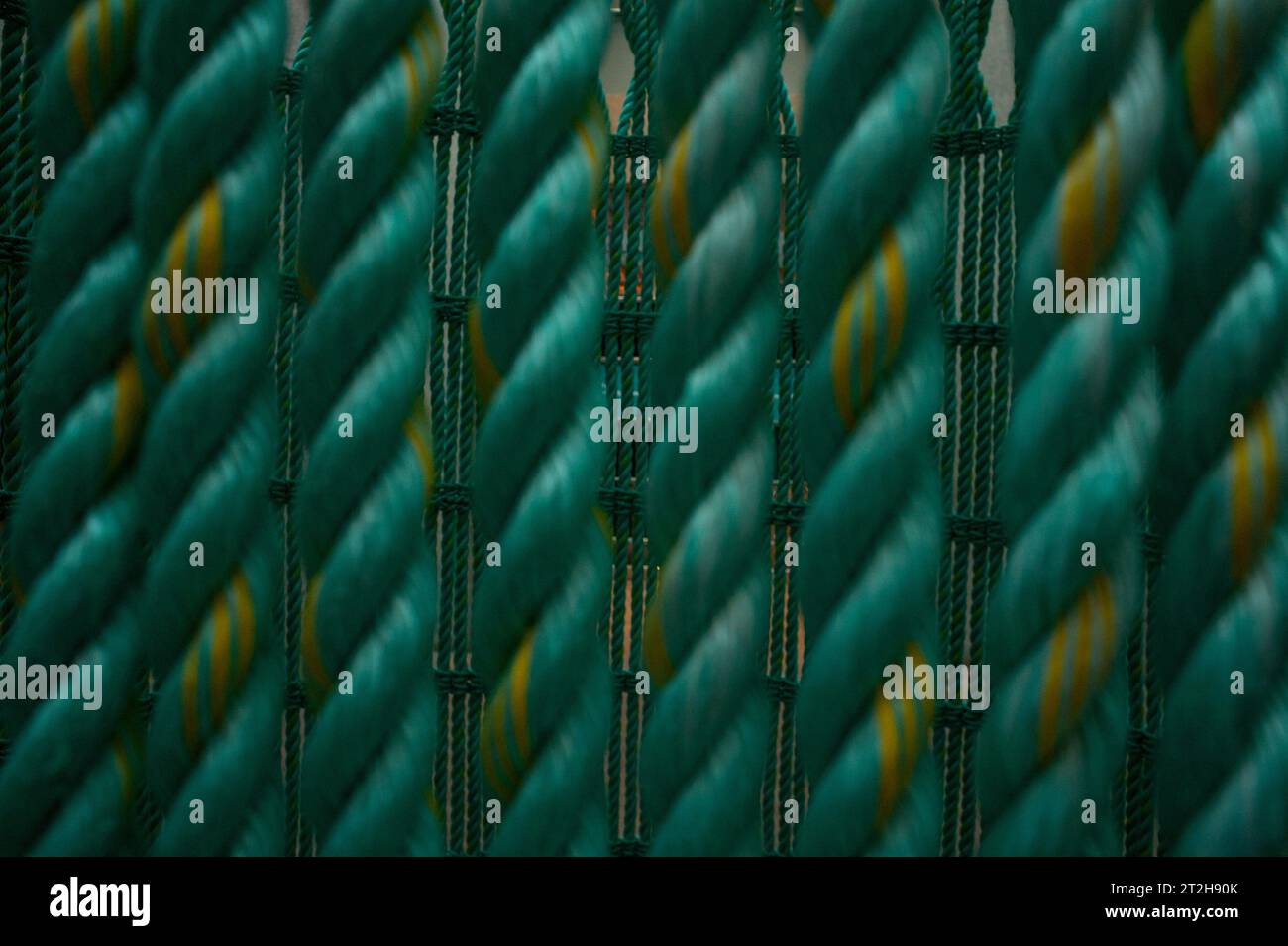 A work by the Mata Aho Collective, part of Ëbadakone, an exhibit of ...