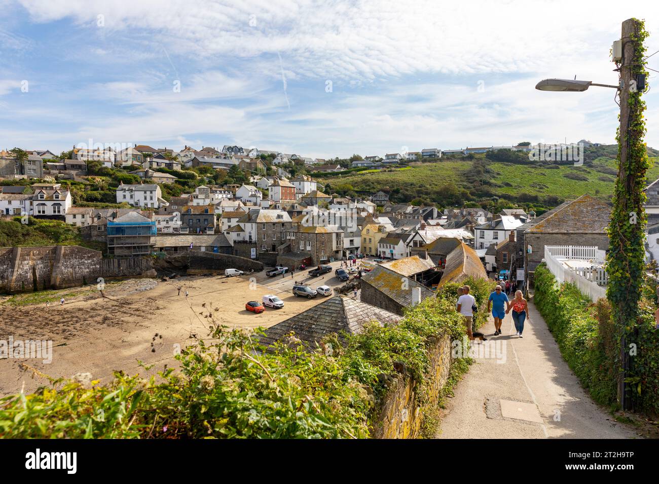 Port Isaac fishing village north Cornish coast, venue for Doc Martin tv ...