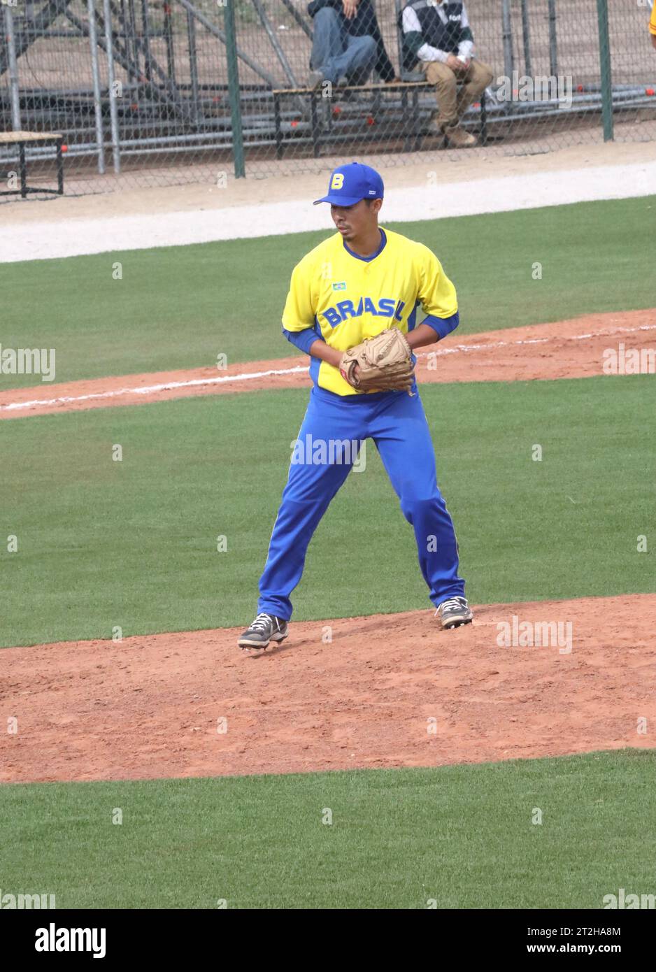 Santiago, Chile. 19th Oct, 2023. (SPO) Baseball Between Brazil and ...