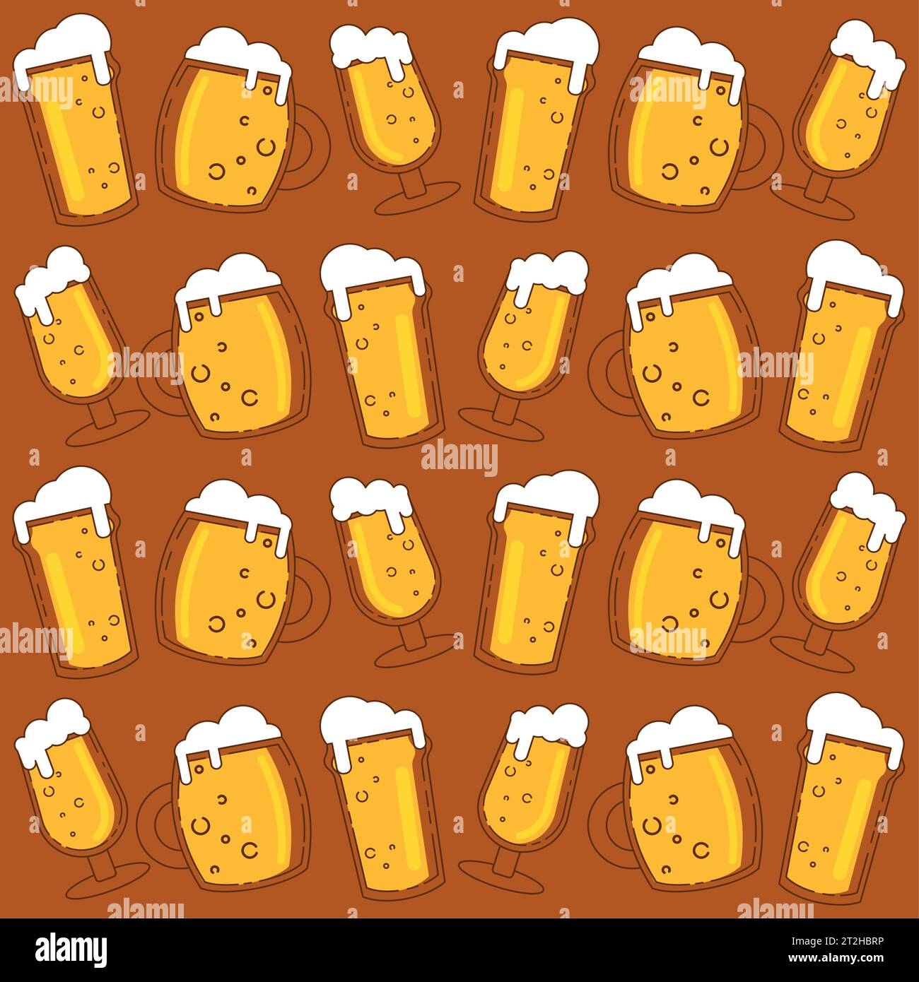 Beer seamless pattern background Vector Stock Vector Image & Art - Alamy