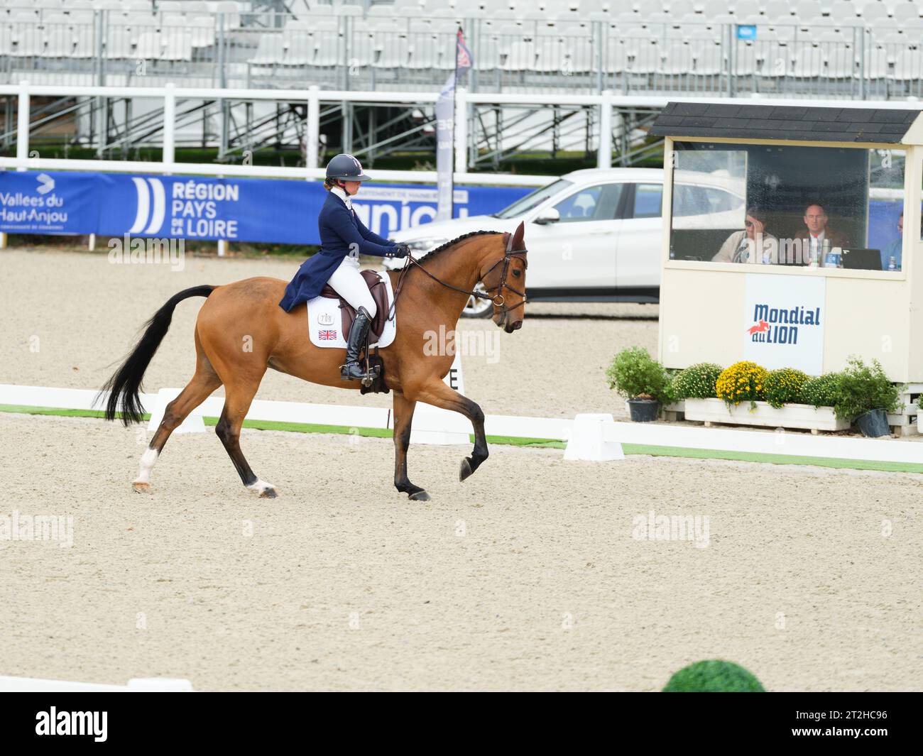 Phoebe LOCKE of Great Britain with Renkum Jitterbug during the dressage ...