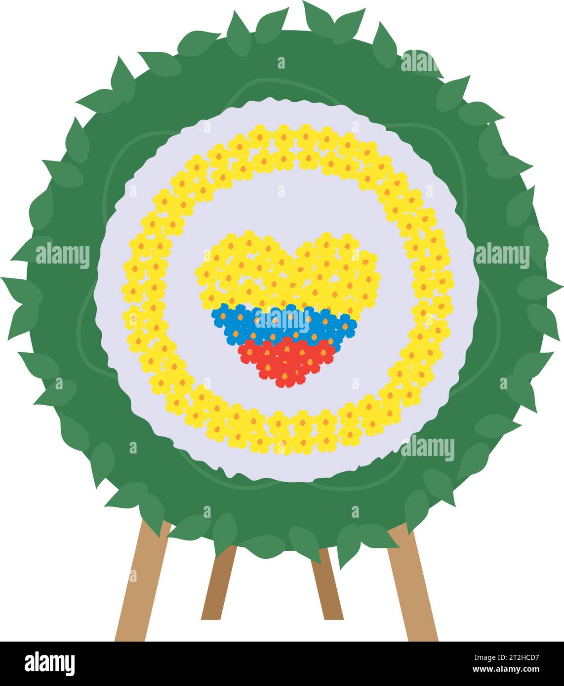 flowers fair silleta with colombian flag Stock Vector Image & Art - Alamy