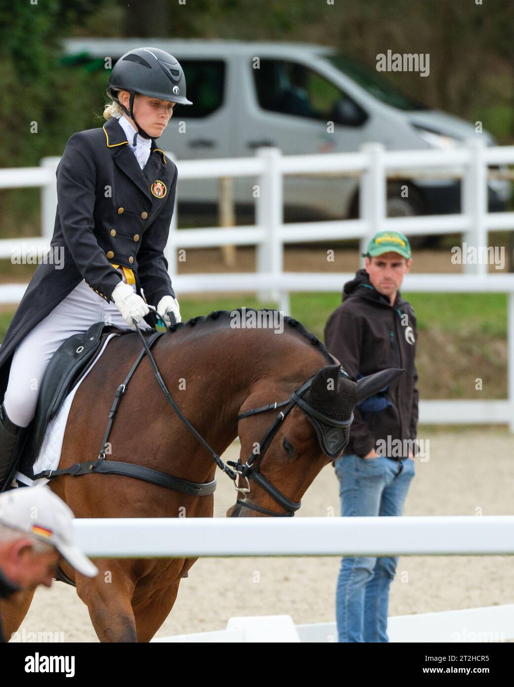 Yasmin Olsson SANDERSON of Norway with Cos Me Will during the dressage ...