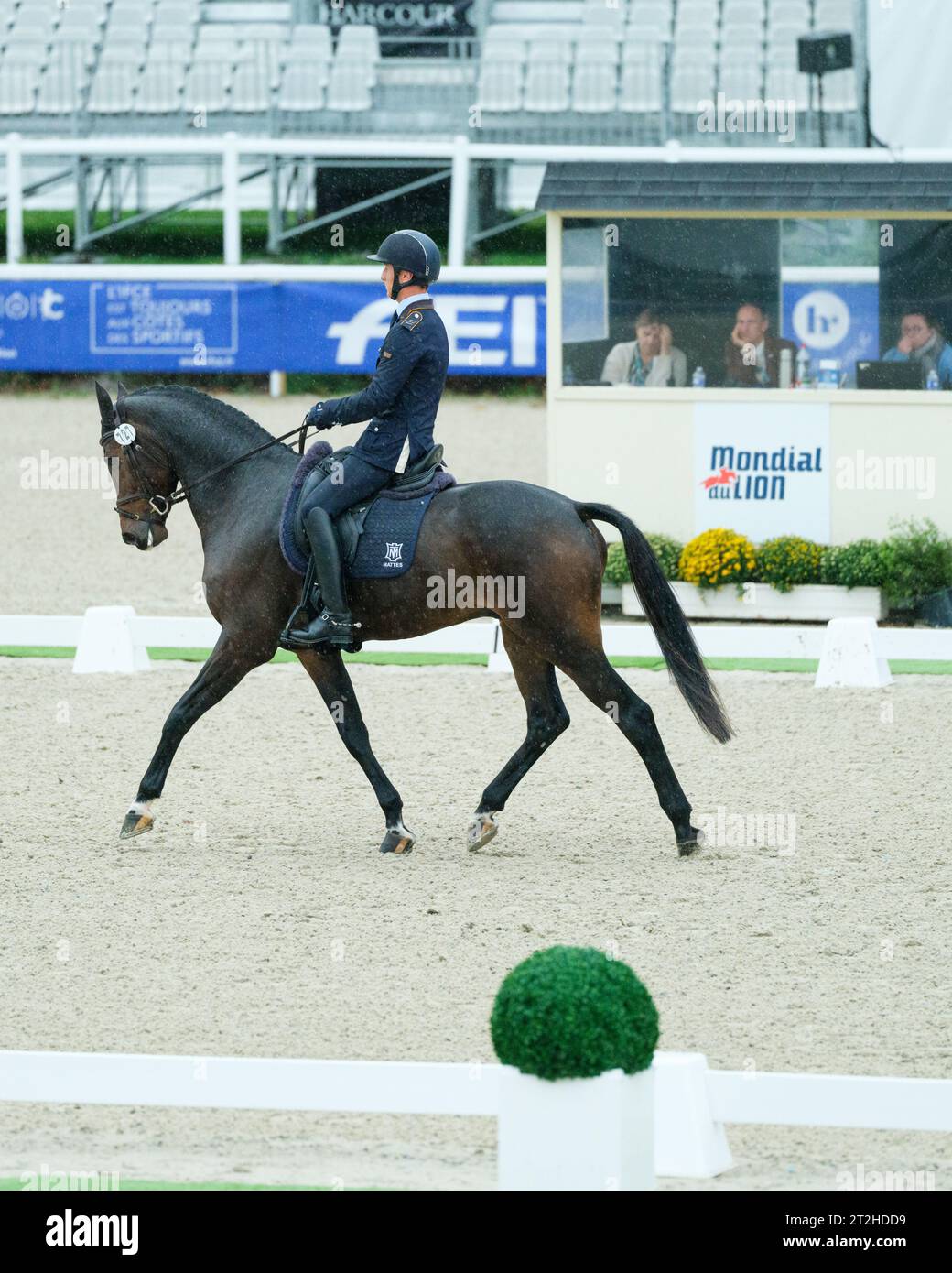 Calvin BÖCKMANN of Germany with Dexter Frh during the dressage test at ...