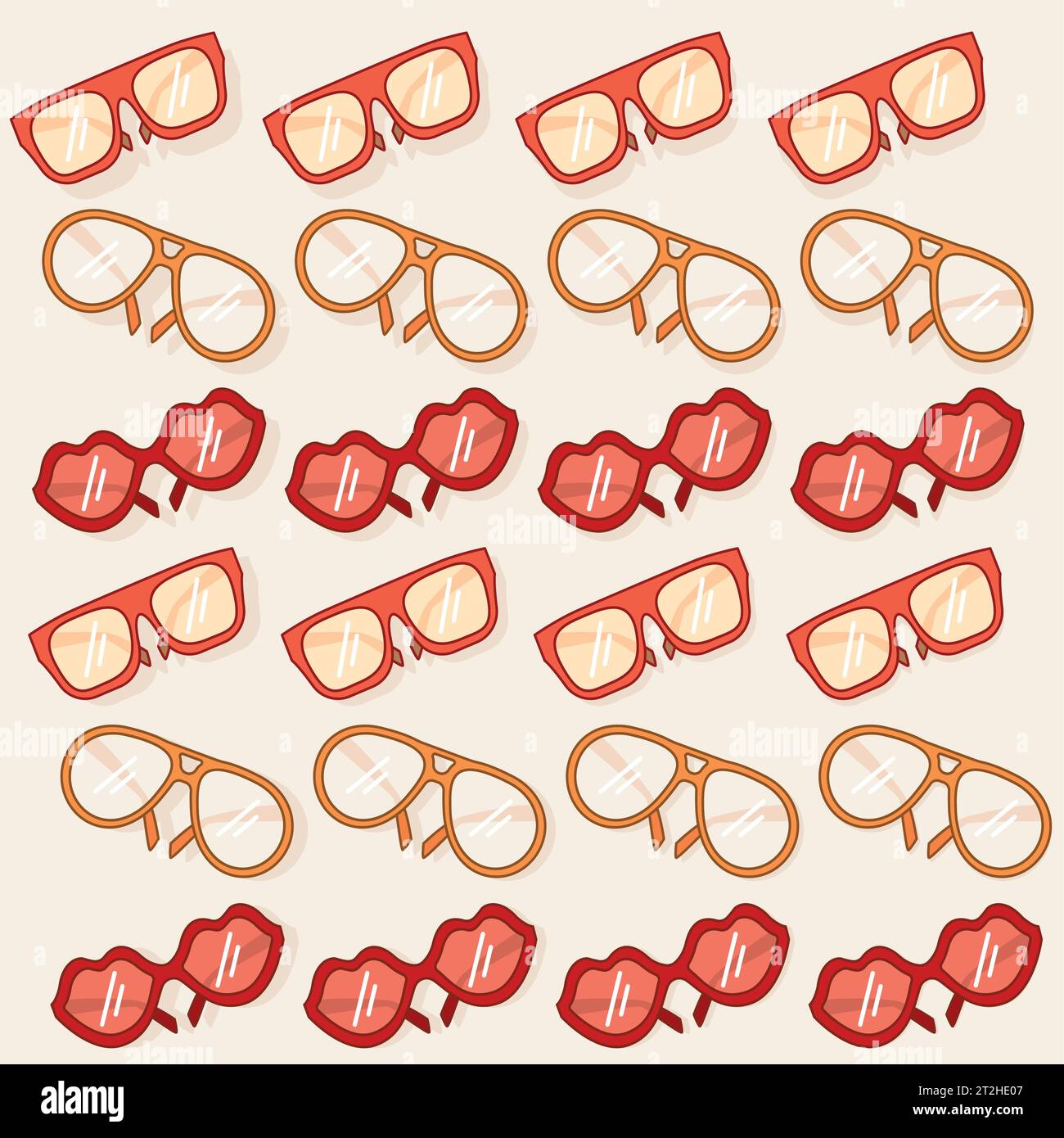 Trending eyeglasses seamless pattern background Vector Stock Vector Image & Art - Alamy