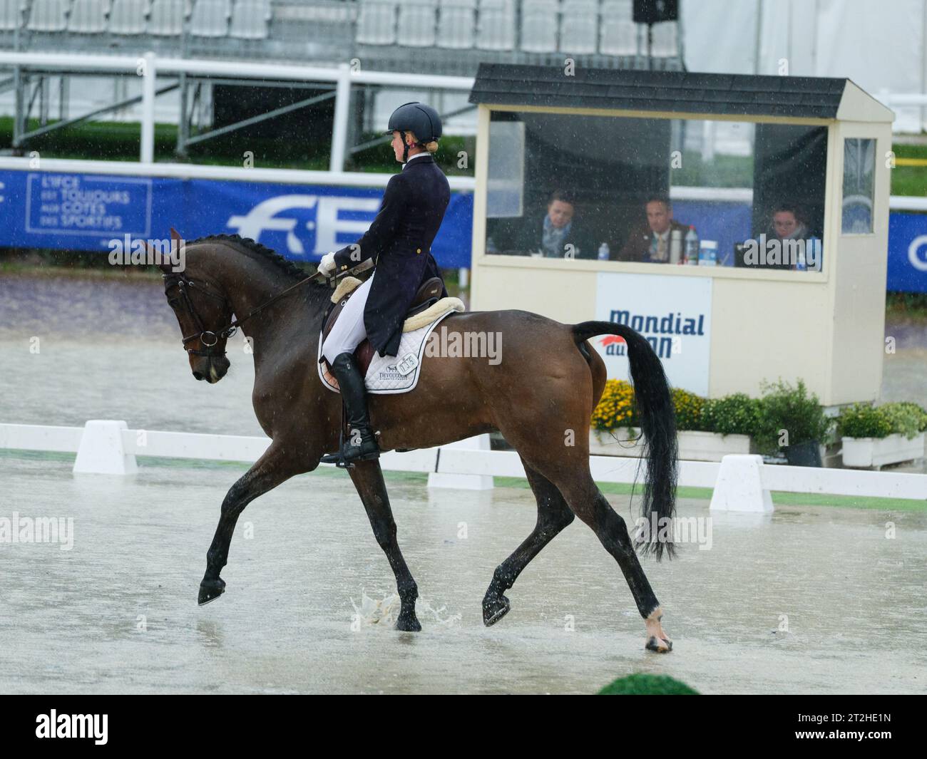 Caroline HARRIS of Great Britain with Cooley Mosstown during the ...