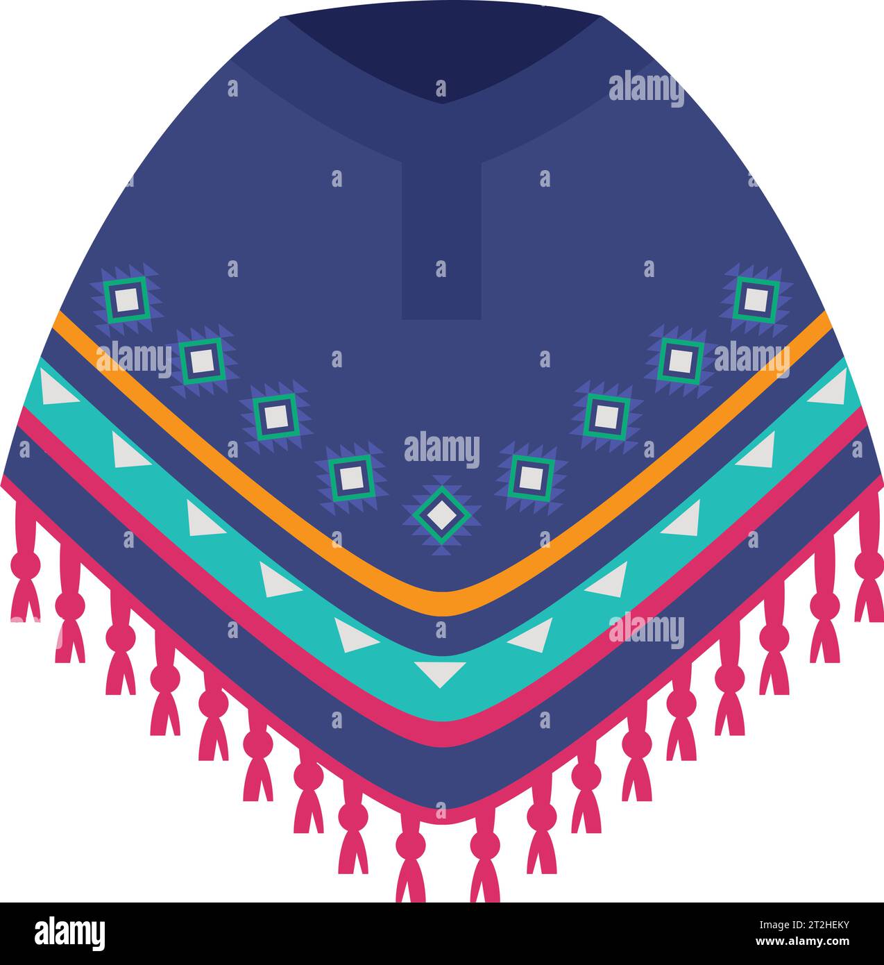 mexico sarape poncho Stock Vector Image & Art - Alamy