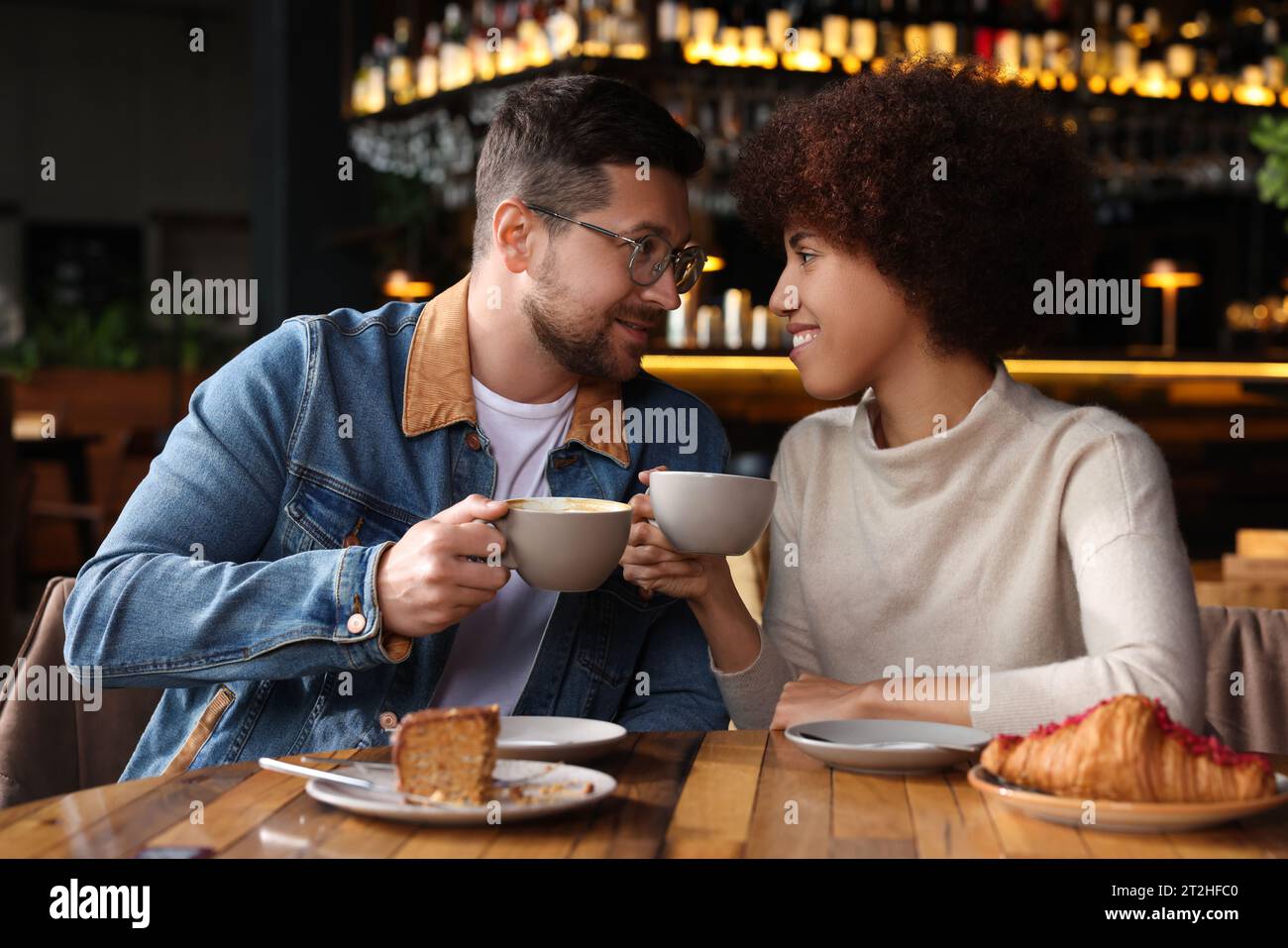 Beloved couple romantic feelings lovely hi-res stock photography and ...