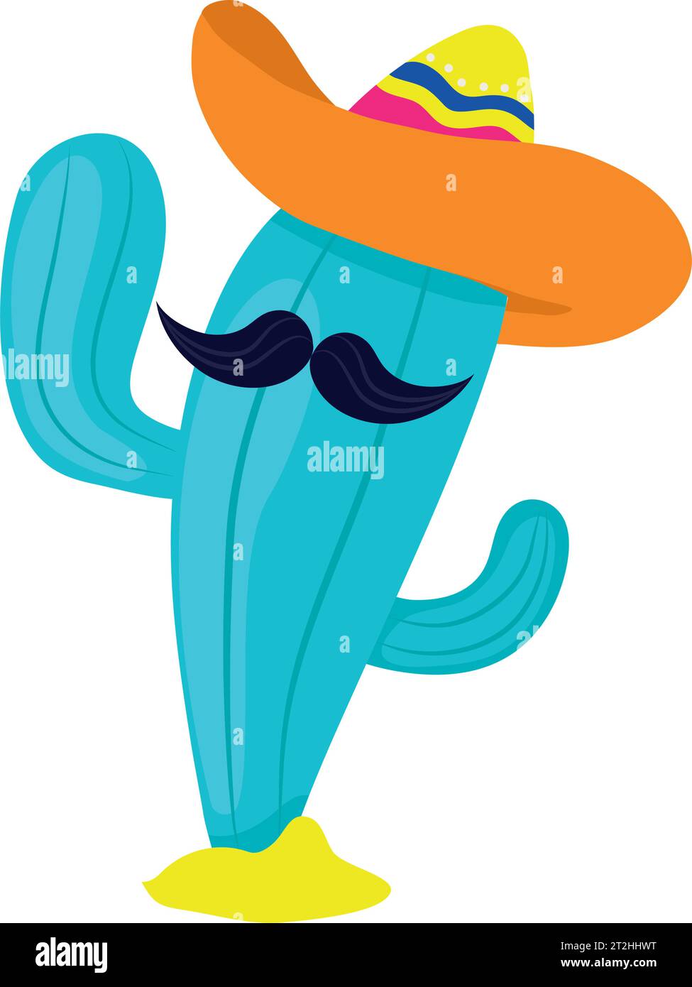 mexican cactus illustration Stock Vector Image & Art - Alamy