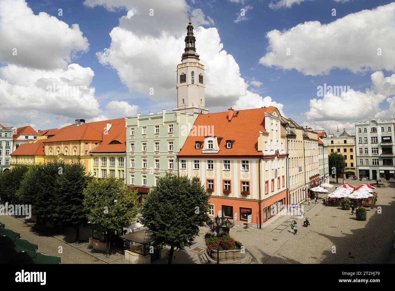 Swidnica, dolnoslaskie, landscape, market, old, ratusz, rynek, silesia ...