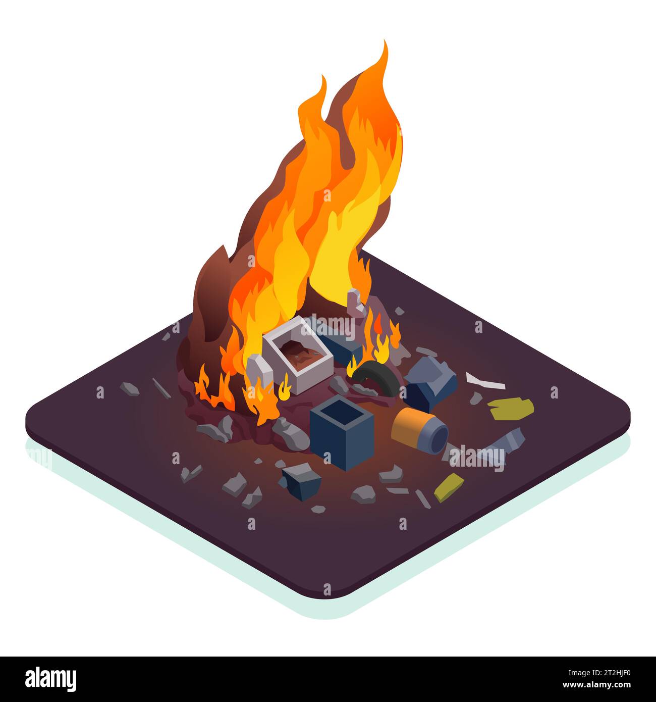 Air pollution rubbish waste Stock Vector Images - Alamy