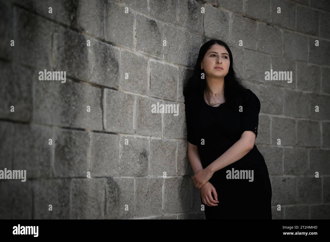 Palestinian Australian woman Raneem Emad poses for a photograph in ...