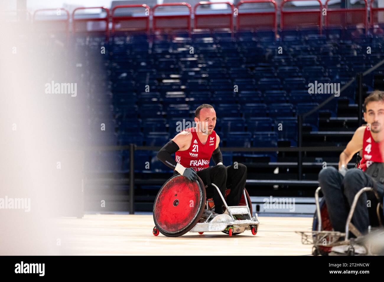 Jonathan Hivernat #21 of France during a training session of Team ...