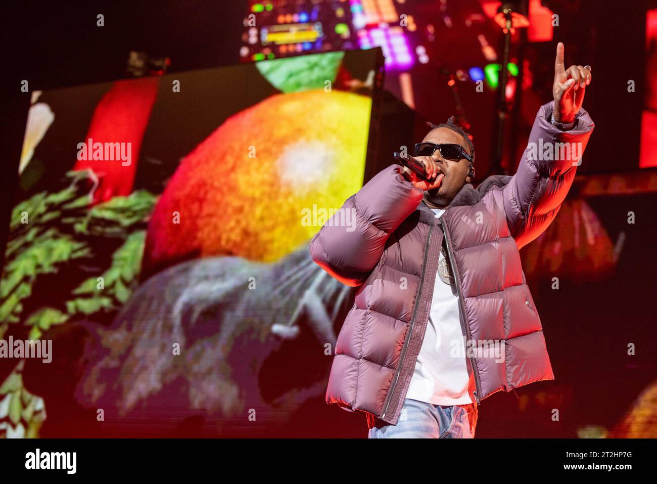 Seattle, USA. 18th Oct, 2023. Rapper Nas (Nasir bin Olu Dara Jones ...