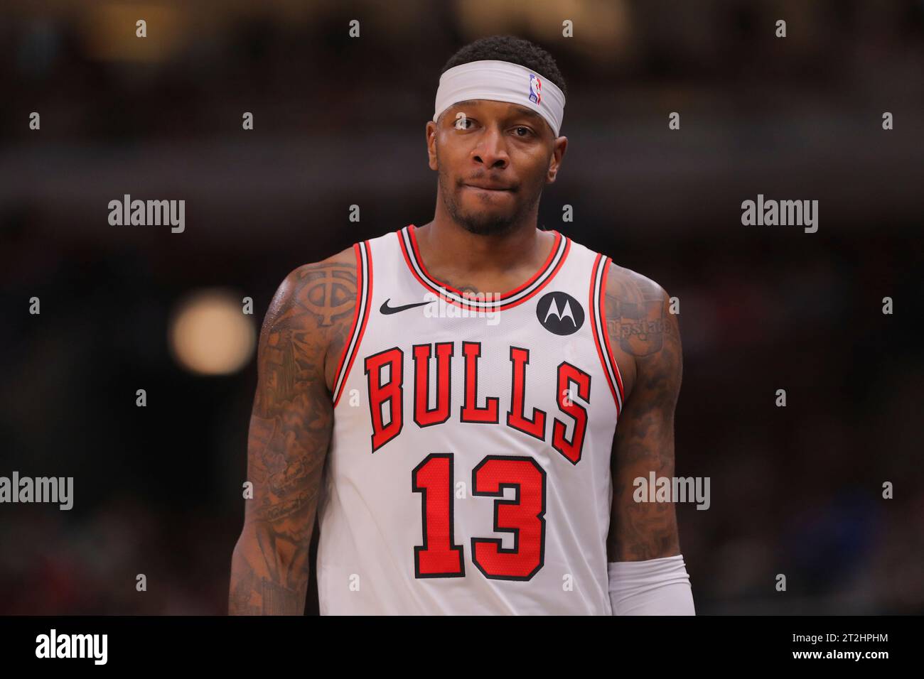 CHICAGO, IL - OCTOBER 19: Chicago Bulls forward Torrey Craig (13) looks ...