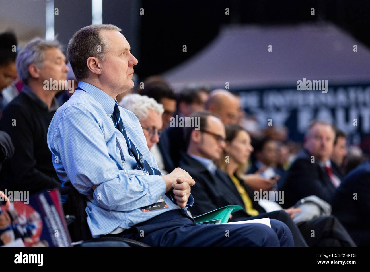 Paris, France. October 18, 2023, Richard Allcroft during the ...