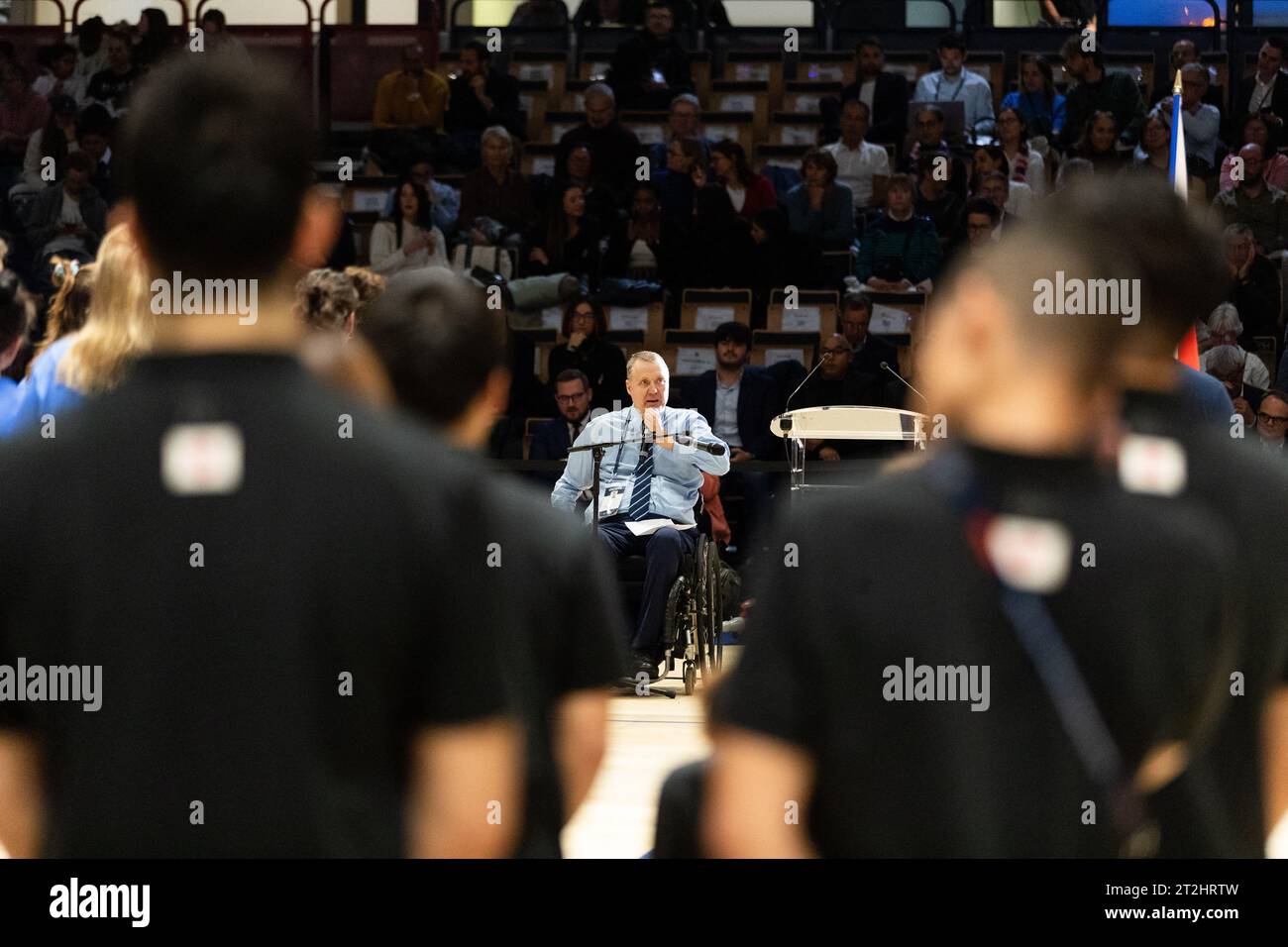 Paris, France. October 18, 2023, Richard Allcroft during the ...