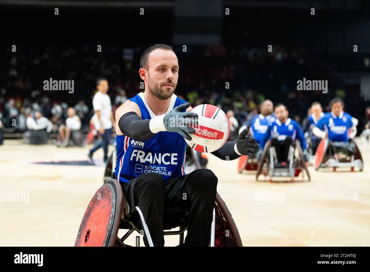 Paris, France. October 18, 2023, Jonathan Hivernat #21 of France during ...