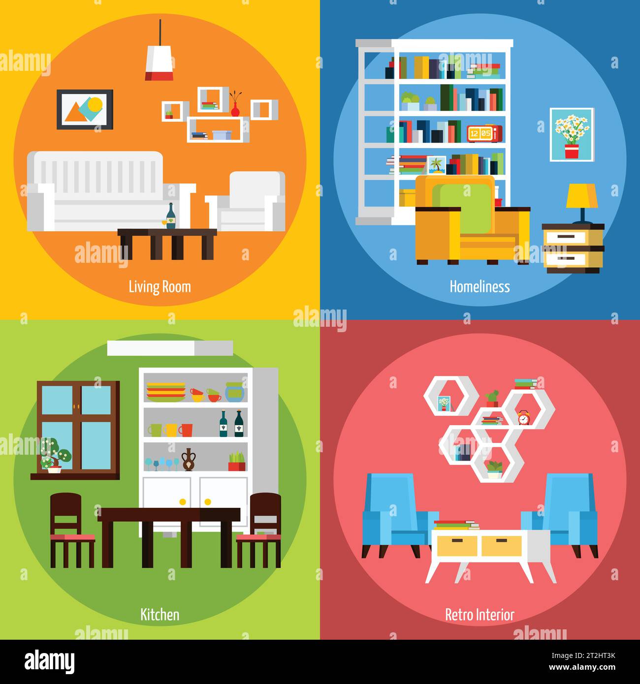 Interior service rooms Stock Vector Images - Alamy