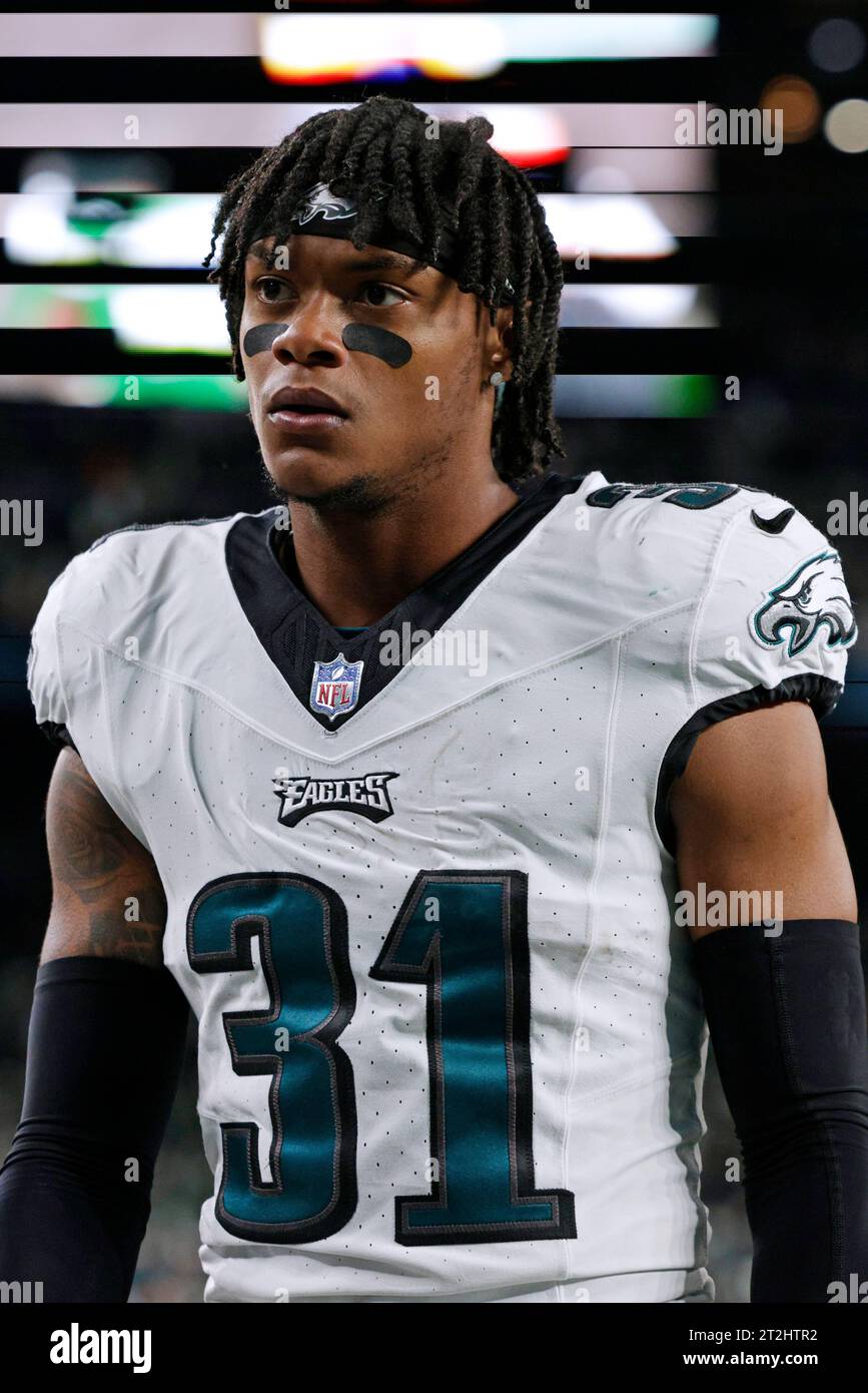 Philadelphia Eagles cornerback Mario Goodrich (31) walks off the field ...