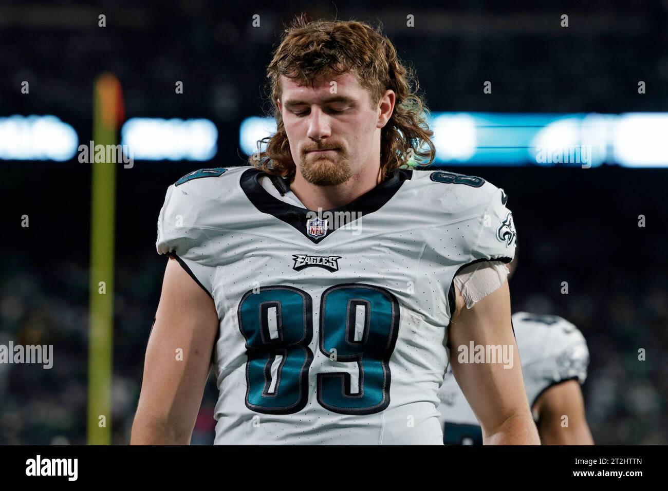 Philadelphia Eagles tight end Jack Stoll (89) walks off the field after ...