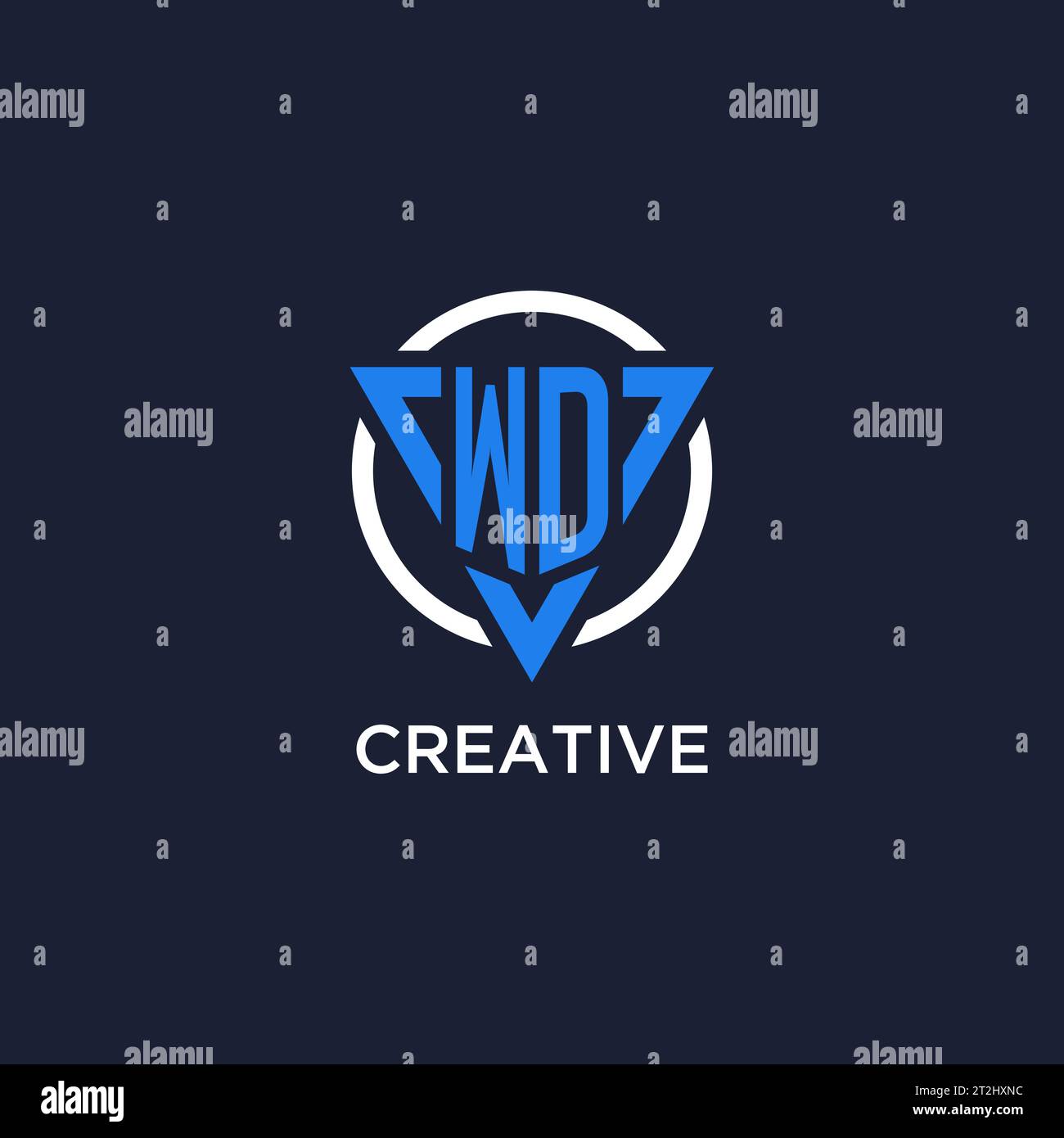 Wd monogram logo hi-res stock photography and images - Alamy