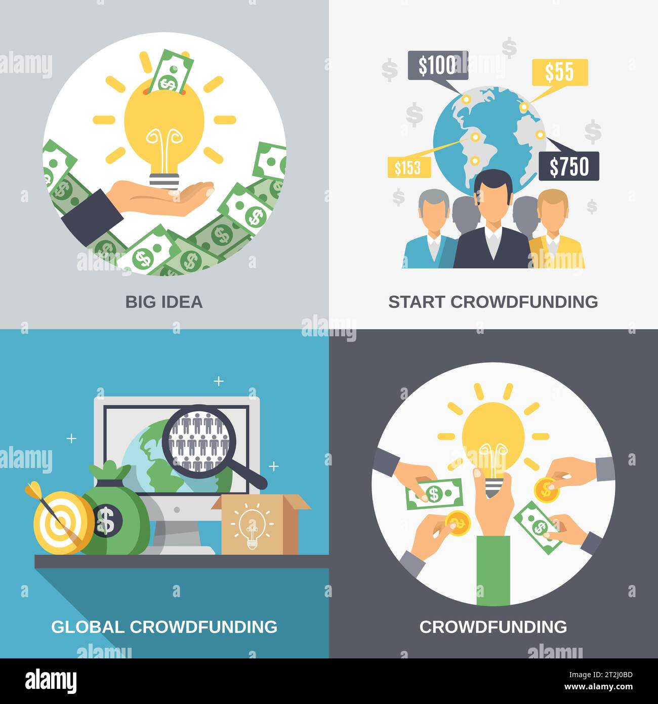 Global donation Stock Vector Images - Alamy