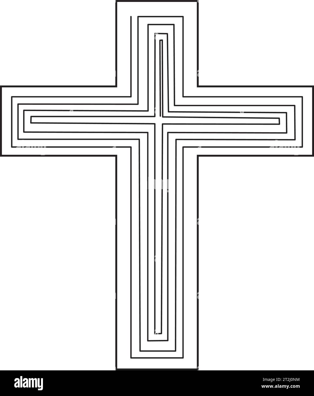 catholic cross icon design Stock Vector Image & Art - Alamy
