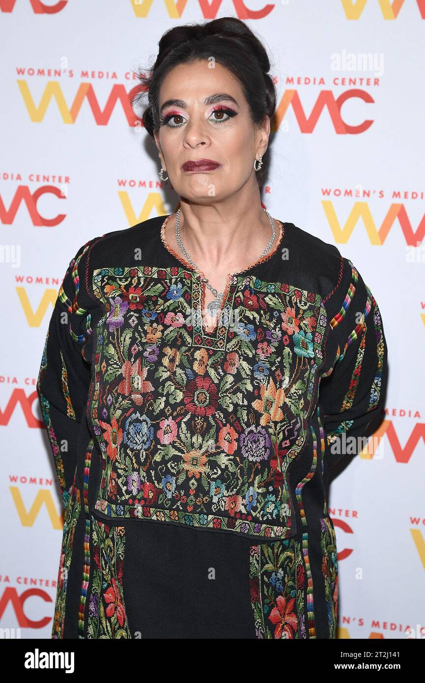 New York, USA. 19th Oct, 2023. Maysoon Zayid attends the Women's Media ...