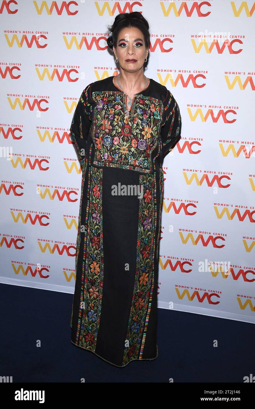 New York, USA. 19th Oct, 2023. Maysoon Zayid attends the Women's Media ...